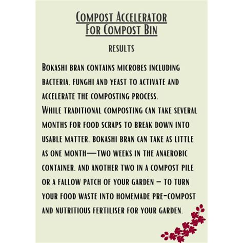Compost Accelerator For Compost Bin 1kg Bokashi Bran Compost Activator Microbes And Bran