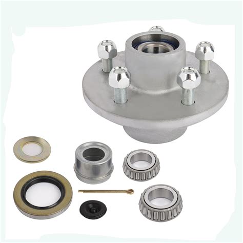 Kodiak Trailer Hub For 3500 Lb Axles 5 On 4 12 Galvanized Steel