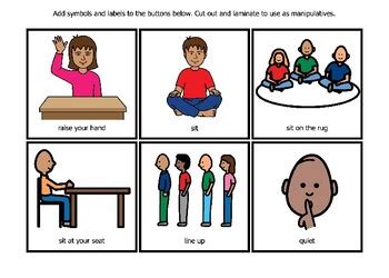 Updated Visuals For Classroom Directions By Lessons With Lani Tpt