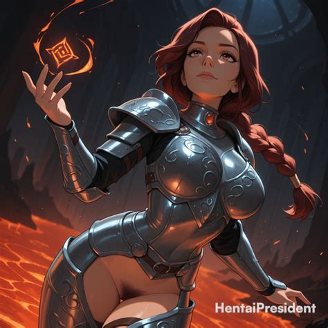 Rule 34 1girls 2025 Ai Generated Armor Armored Female Artist Name Bangs Braid Breasts Cleft Of