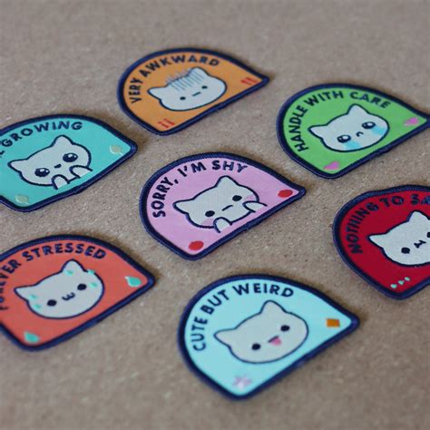 Cute But Weird Iron On Patch Koneko