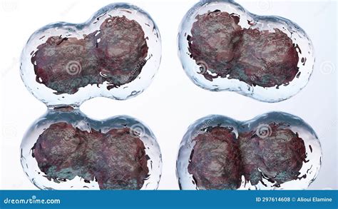 Cancer And Virus Cells Microscopic Bacteria Infection And Microbe