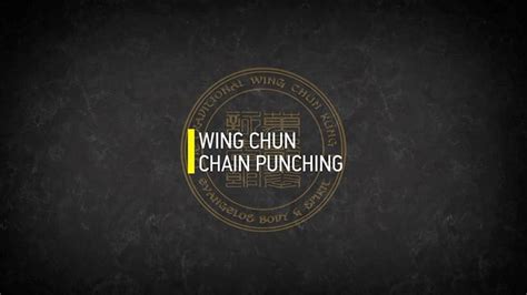 Wing Chun Chain Punching Wing Chun Learning
