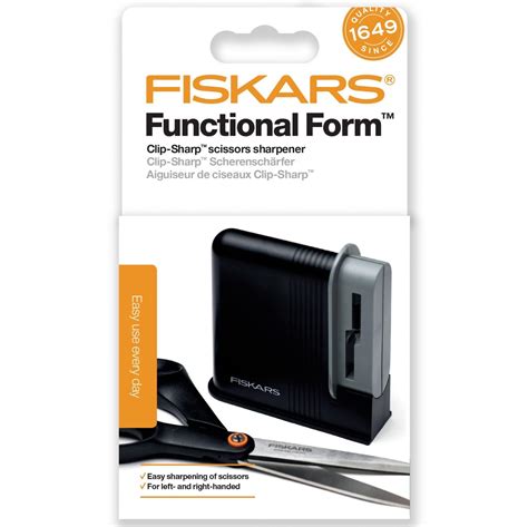 Fiskars Scissors Sharpener For Functional Form Blades Black