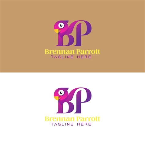 Premium Vector B P Monogram Logo