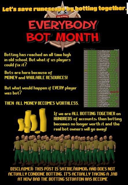 finally i have solved the botting problem r 2007scape