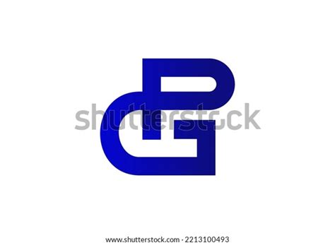 Initials Letter Pg Logo Design Company Stock Vector Royalty Free 2213100493 Shutterstock