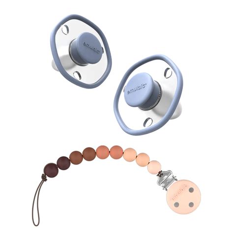 Pacifier 2 Pack And Clip Set Emulait