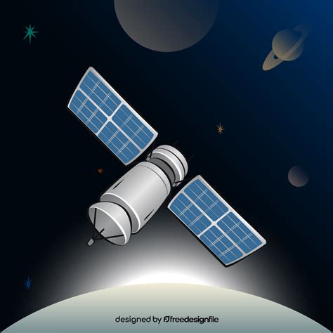 Space Satellite Vector