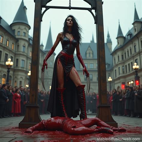 Female Executioner In Latex Outfit Stable Diffusion Online