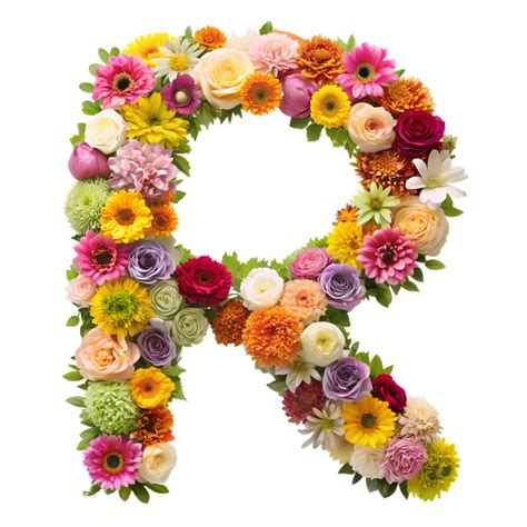 Floral Letter R Pngs For Free Download
