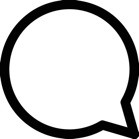 Comment Icon Symbol Image For Element Design Chat And Communication