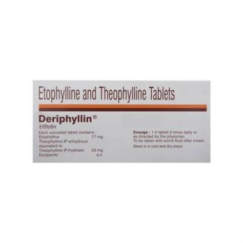 Deriphyllin Tablet 150 Mg At ₹ 175stripe Theocron In Nagpur Id
