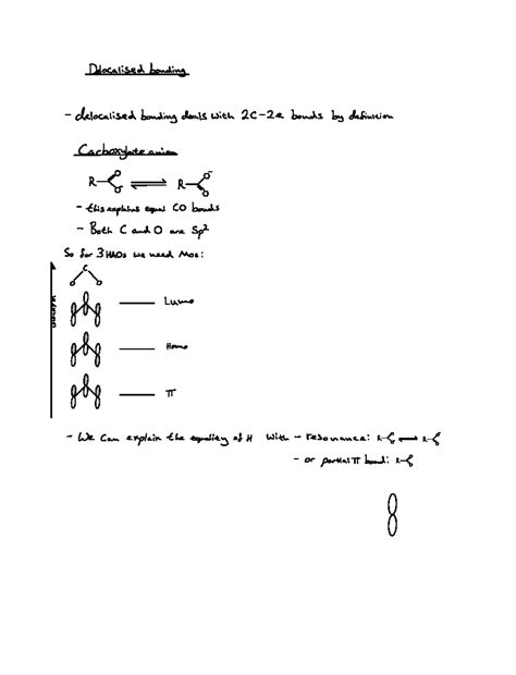 Lecture 16 Delocalised Bonding Delocalisedbonding