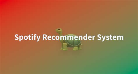 Gaara52spotify Recommender System At Main