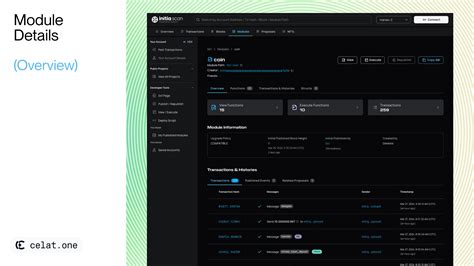 Module Details Celatone Docs
