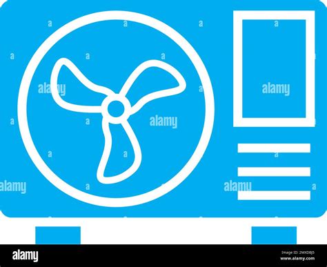 Ac Outdoor Icon Vector Illustration Design Template Stock Vector Image