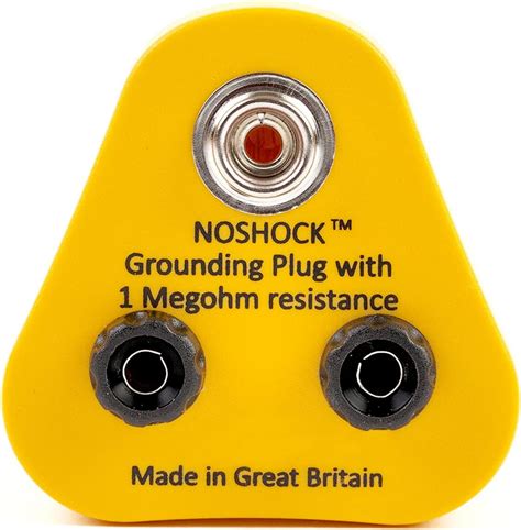 Noshock Esd Anti Static Grounding Plug 2 X 4mm Sockets And 1 X 10mm