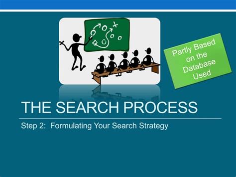 The Search Process Step 2 Developing A Good Search Strategy Ppt