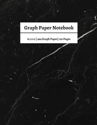 4x4 Graph Paper Composition Notebook 85 X 11 120 Pages 4x4 Graph