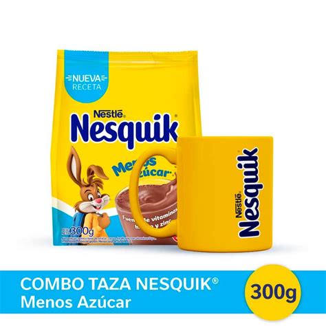 Cacao Nesquik Menosazucar Cp X300g Disco