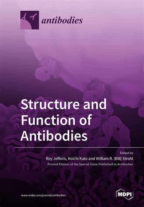 Structure And Function Of Antibodies Mdpi Books