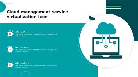 Cloud Management Service Virtualization Icon Ppt Example