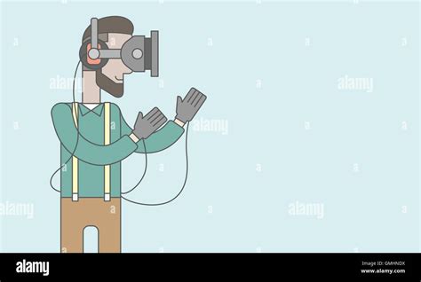 Virtual Relaity Headset Stock Vector Image And Art Alamy