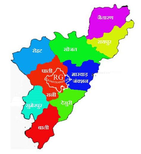 Rajasthan Map Rajasthangyan