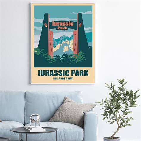 Jurassic Park Minimalist Poster