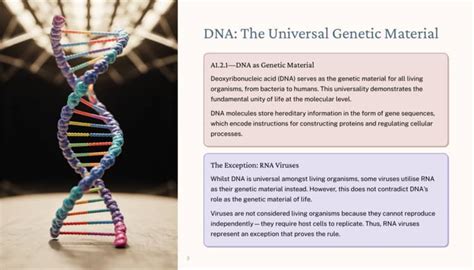 Ib Dp Biology A1 2 Nucleic Acids Syllabus Teaching Notes
