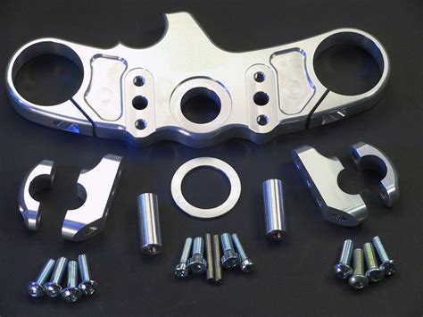Abm Superbike Gabelbrücke Kawasaki Zx 10 R Zxt00d 06 07 Silber