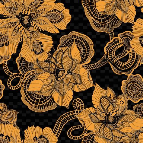 Lace Floral Patterns Texture With Intricate Openwork And Del Png