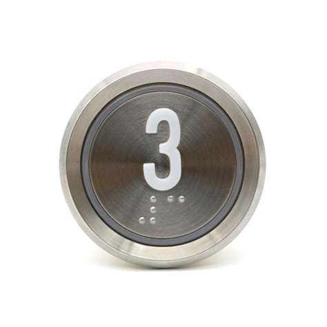 White Lift Control Elevator Push Buttons For Elevator Cop Lop With Braille