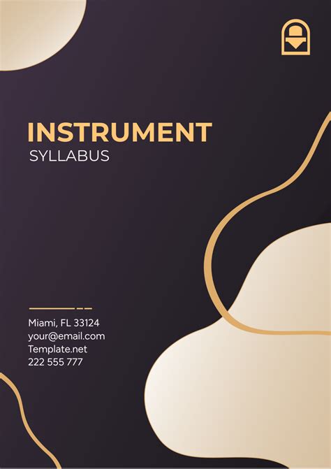 Free Instrument Syllabus Template To Edit Online