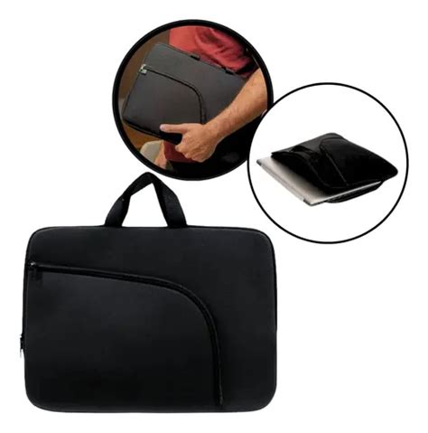 Capa De Notebook Com Bolso Lateral 156 Case Com Ziper Parcelamento