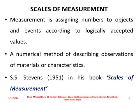 Quantitative Data Analysis Standard Error Effect Size Scales Of