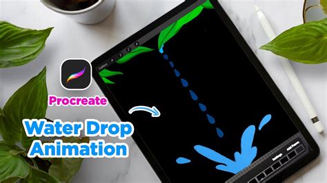 How To Animate Water Drop On Procreate🤩💧quick Procreate Tutorial Art