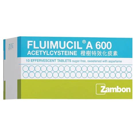 Fluimucil A600mg Effervescent 10s Shopee Singapore