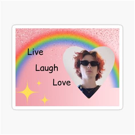 Live Laugh Love Timothee Chalamet Sticker For Sale By Allisonj 22 Redbubble