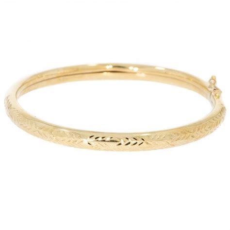 Gold Bangle With Hinge At John Ricks Blog