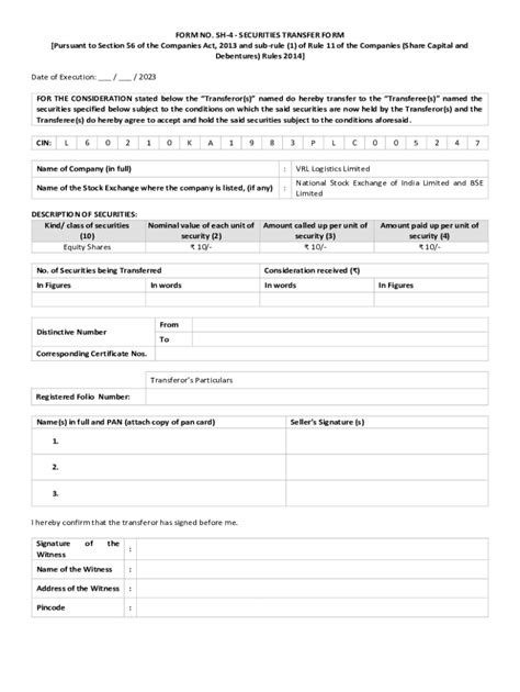 Vrl Full Form Fill Online Printable Fillable Blank Pdffiller