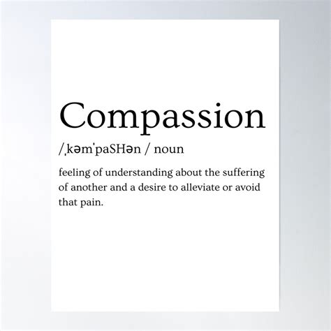 Compassion Definition Poster In 2025 Compassion Definitions Words