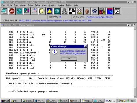 Ccp14 Homepage Tutorials And Examples Louis Farrugias Wingx Single Crystal Suite Starting