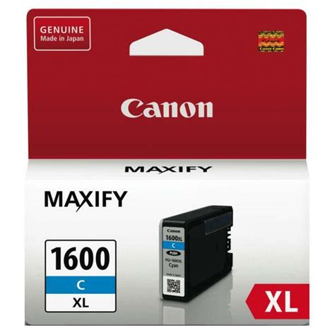 Genuine Canon Pgi1600xl Cyan Ink Tank Tonermarket