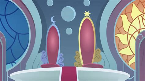 Mlpfim Royal Sisters Throne Close Up Background By Omegatheemperor On
