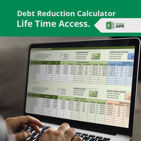 Debt Reduction Calculator Excels App