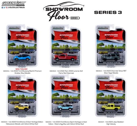 Greenlight 68030 Showroom Floor Series 3 Set Of 6 164 Diecast Cars