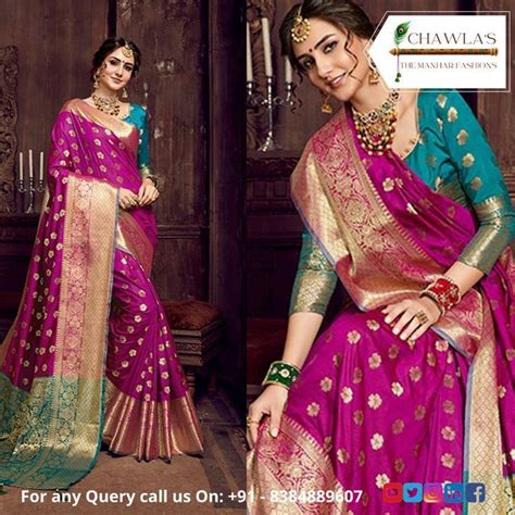 Dark Pink Original Banarasi Silk From Rishikesh Latest Silk Sarees