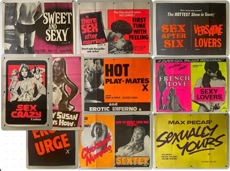 Lot 290 An Orgy Of Sexploitation Film Posters